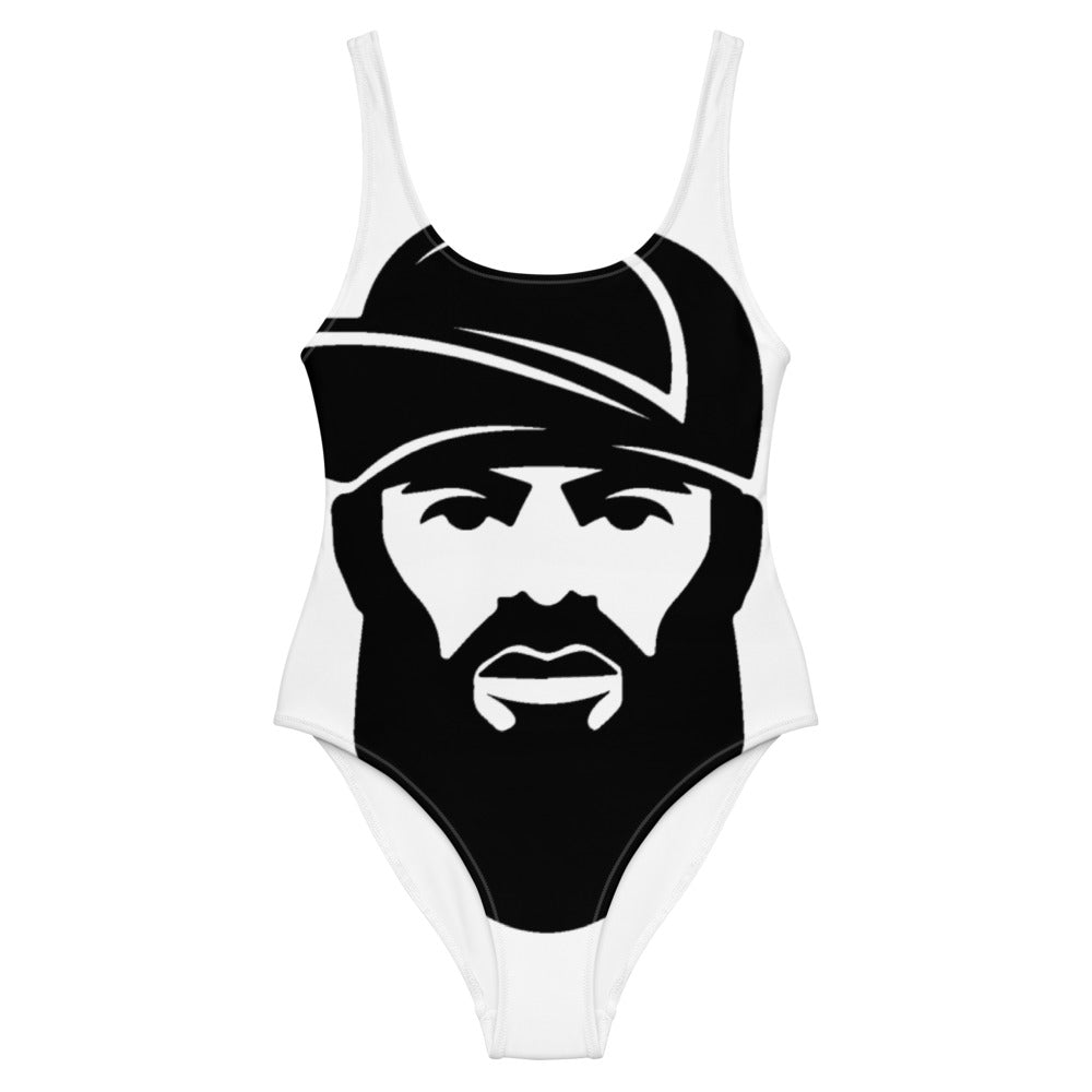 One-Piece Swimsuit (Beard Face) – Florida Boy